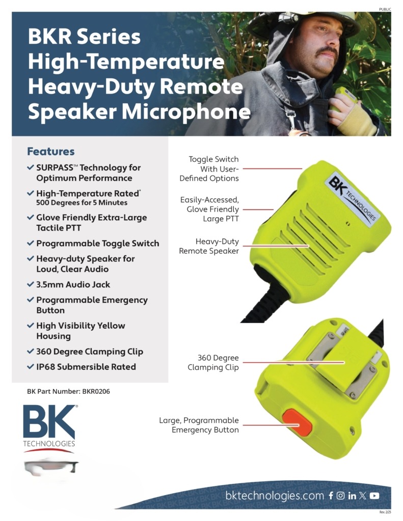 Explore our BKR5000-9000 Speaker Mics - King Radios